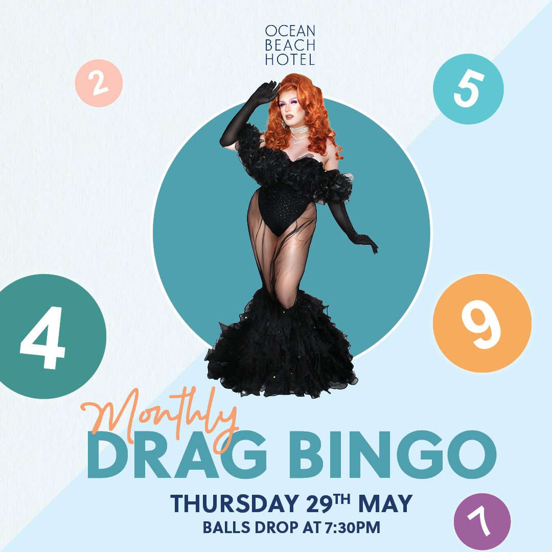 Monthly Drag Bingo at Ocean Beach Hotel Shellharbour - Visit Shellharbour